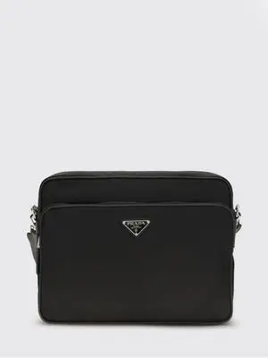 Prada Canvas Shopping Bag - Black