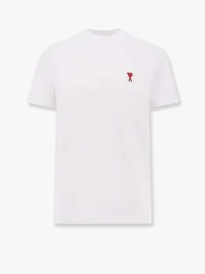 AMI Paris Biologic Cotton T-shirt - Multicolor