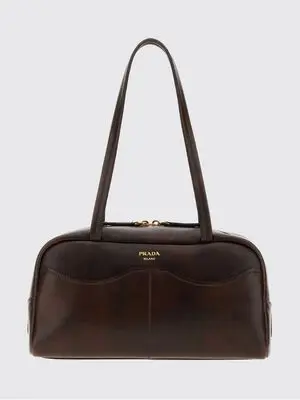 Prada Carry Bag In Vintage Effect Leather