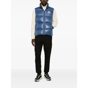 Moncler Quilted Down Vest - Blue