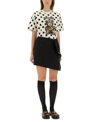 Moschino Wool Wrap Skirt