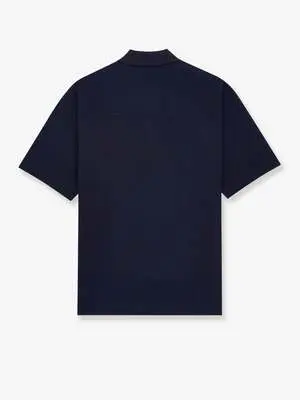 Saint Laurent Pique Cotton Polo Shirt