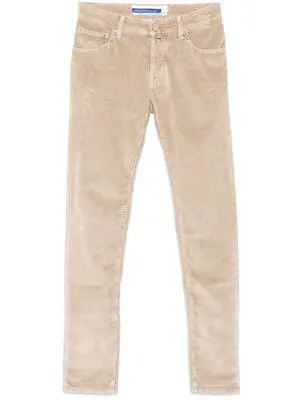 Jacob Cohen Nick Slim Trousers - Cream