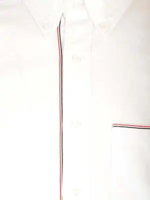 Thom Browne Oxford Framing Shirt - White