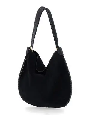 Isabel Marant Étoile Oskan Suede Shoulder Bag - Black