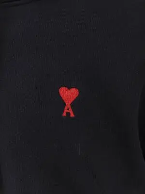 AMI Paris Cotton Sweatshirt With Logo Embroidery - Multicolor