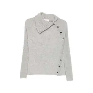 Sportmax Grey Knitwear Cardigans - Gray