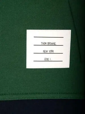 Thom Browne Hooded Sweatshirt - Blue