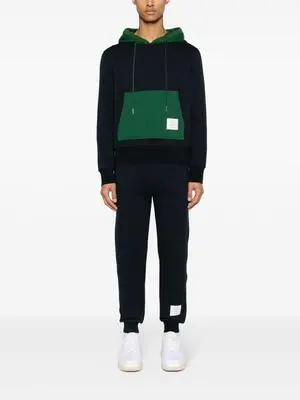 Thom Browne Hooded Sweatshirt - Blue