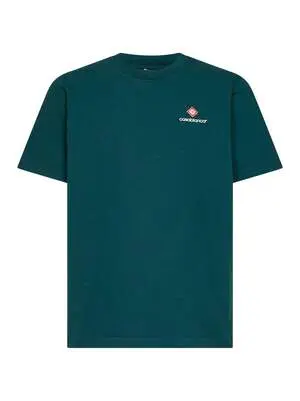 Casablanca Green Cotton Jersey Sport Type T-shirt - Multicolor