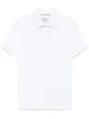Etro Pegaso-embroidered Polo Shirt - White