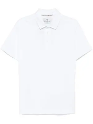 Etro Pegaso-embroidered Polo Shirt - White