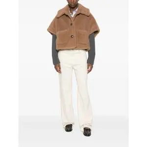 Max Mara Neutrals Jackets Capes & Ponchos