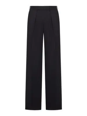 TOM FORD Pinstriped Tailored Wool Trousers - Black