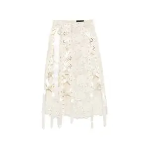 Simone Rocha Neutrals Skirts Straight Skirts - Cream