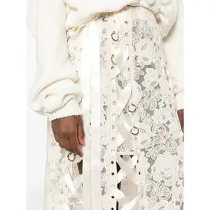 Simone Rocha Neutrals Skirts Straight Skirts
