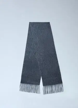 Acne Studios Logo Wool Scarf