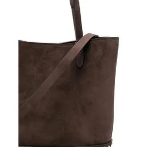 Valentino Garavani Suede Rockstud Tote Bag - Brown