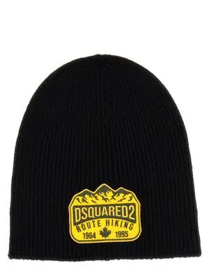 Dsquared2 Beanie Hat - Black