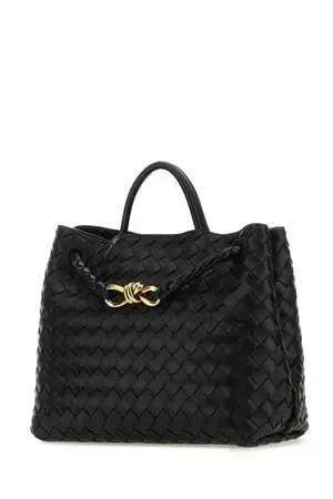 Bottega Veneta Leather Andiamo Medium Handbag
