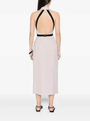 Max Mara Collared Midi Dress - Brown