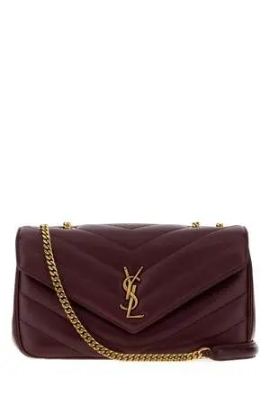 Saint Laurent Loulou Shoulder Bag - Red