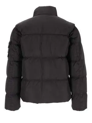 Stone Island Short Down Jacket - Black