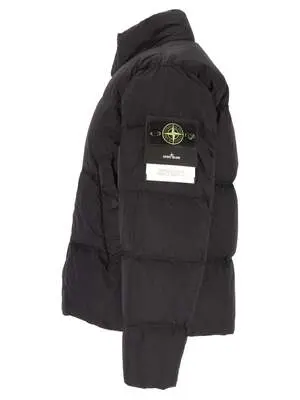 Stone Island Short Down Jacket - Black