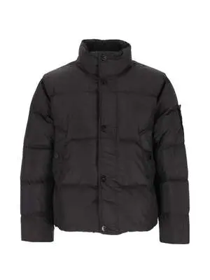 Stone Island Short Down Jacket - Black