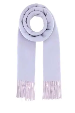 Burberry Lilac Cashmere Reversible Scarf - Purple