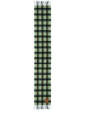 GANNI Wool Scarf - Green