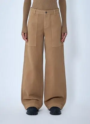 Moncler Wide-leg Cargo Pants - Brown