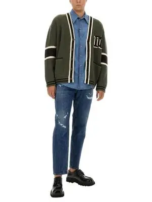 Dolce & Gabbana Wool Cardigan - Multicolor