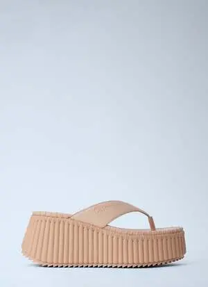 Chloé Nama Wedge Sandals