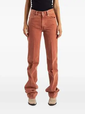 Chloé High-waisted, Straight-leg Jeans