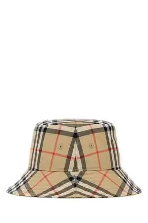 Burberry Embroidered Canvas Bucket Hat
