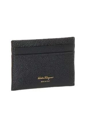 FERRAGAMO Gancini Leather Card Holder - Multicolor