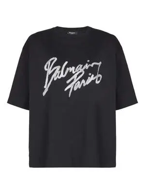Balmain Logo T-shirt - Black