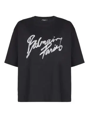Balmain Logo T-shirt - Black