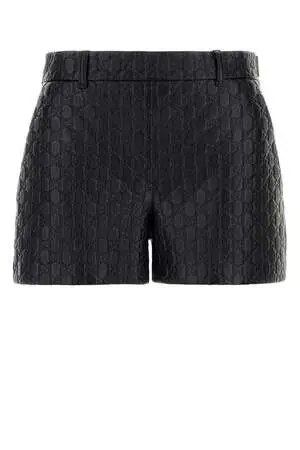 Gucci Leather Shorts - Black