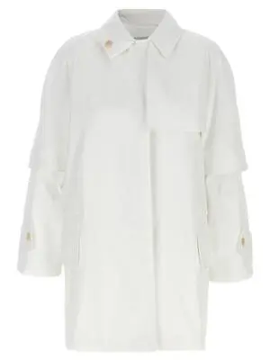 Max Mara Baba' Trench Coat - White
