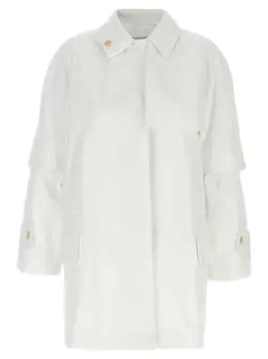 Max Mara Baba Trench Coat - White