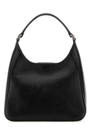 Balenciaga Leather Bb Soft Handbag - Black