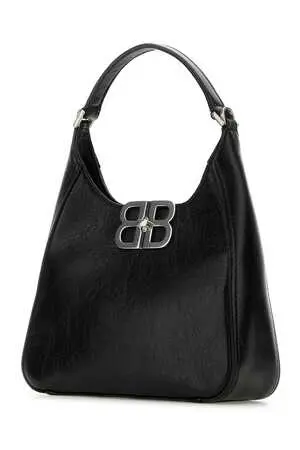 Balenciaga Leather Bb Soft Handbag