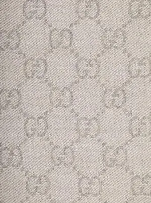 Gucci Gray Wool Gg Jacquard Motif Knit Scarf For - Multicolor