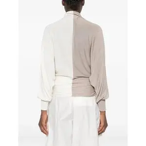 Jacquemus Silk Blend Blouse - Cream