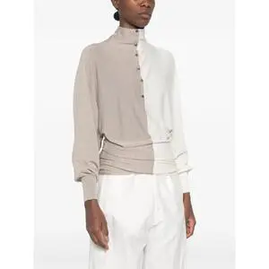 Jacquemus Silk Blend Blouse - Cream