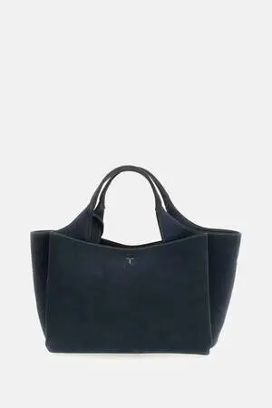 TOD'S Apa 2 Handles Mini Suede Bag - Multicolor