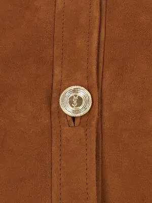 Saint Laurent Short Suede Jacket