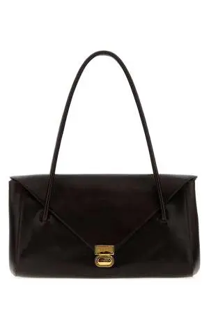 Marni Leather Shoulder Bag - Brown